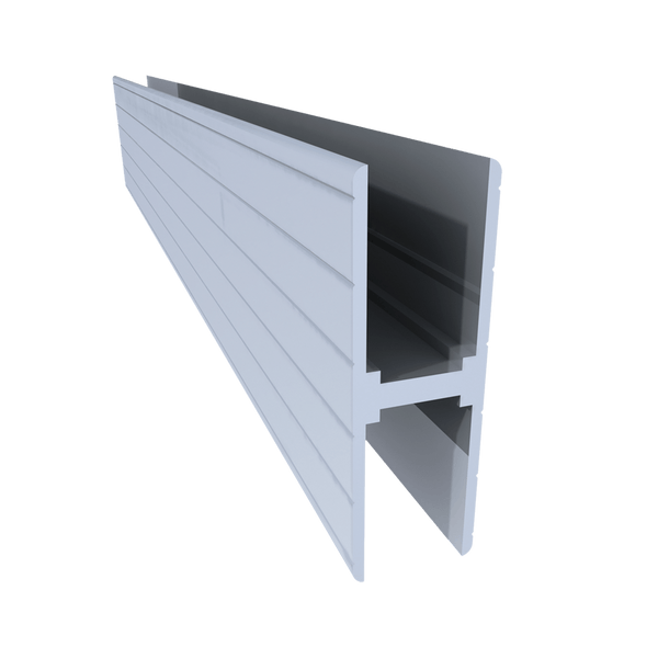 TCH - 1/2" Aluminum H Channel Extrusion